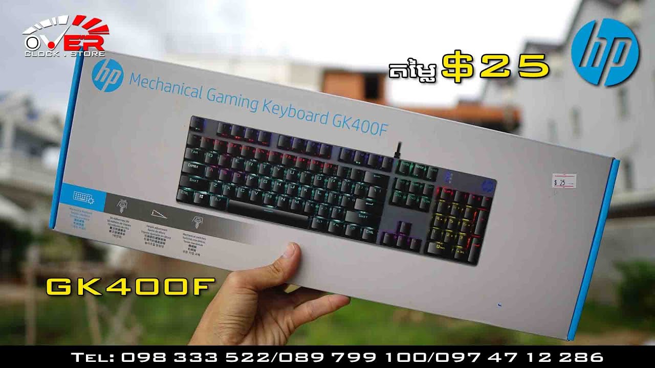 HP Mechanical Keyboard RGB GK400F Reviewed and Unboxed by OverClock ...