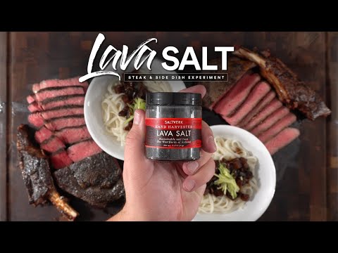 I used LAVA Salt on Steaks and this happened!