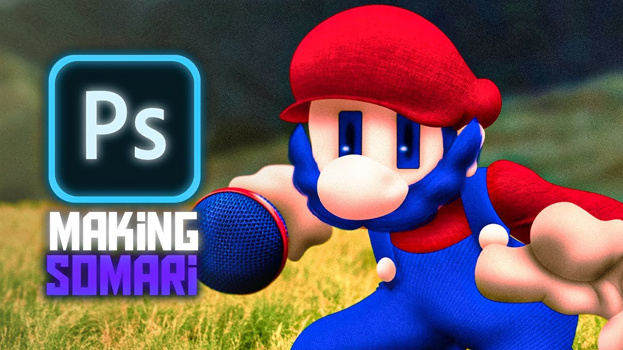 Making Somari from Friday Night Funkin' - Mario's Madness in Photoshop ...