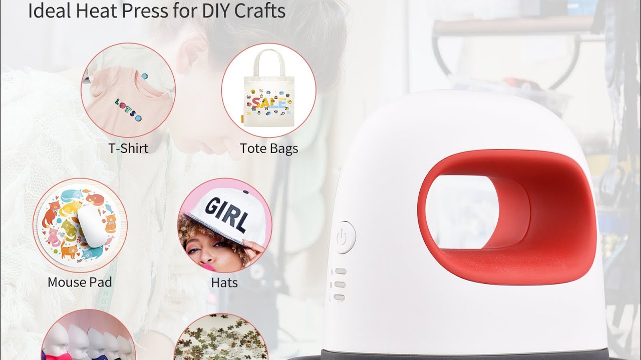 Mini T-shirt Printing Easy Heating Transfer Press Iron @shopatronics ...