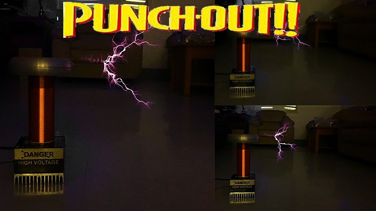 One Tesla Coil - Mike Tysons Punch Out "Training Theme" - YouTube