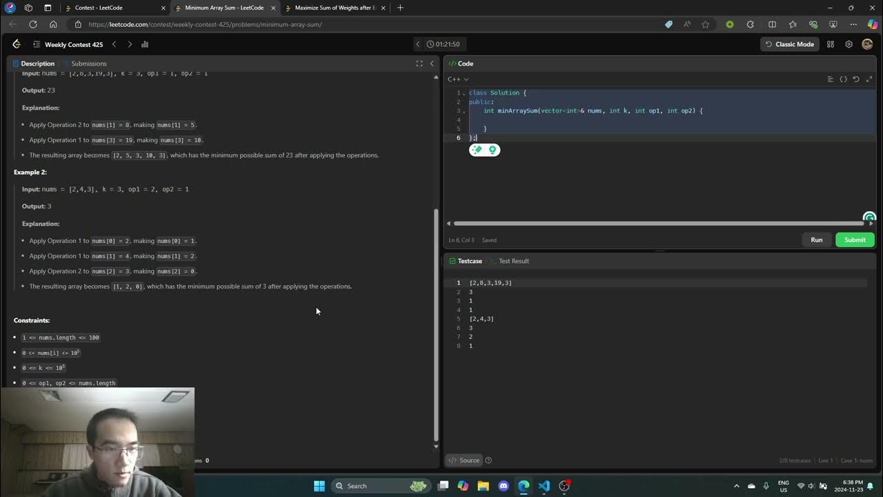 LeetCode Weekly Contest 425 (No Q4 :(((( ) - YouTube