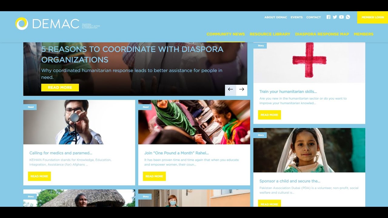 DEMAC Website - Members - How to add a success story - YouTube