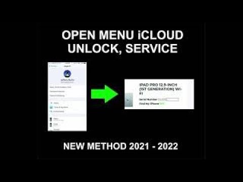 iCloud Open Menu, FMI OFF, All Models, 2021, 2022, New Method, Service ...