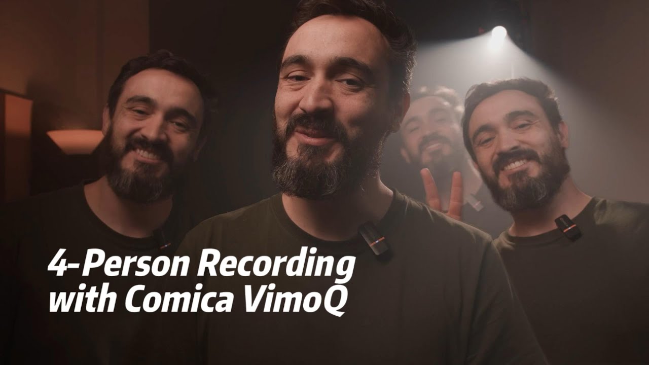FOUR Person Recording with Comica VimoQ: Best choice for#shorts #vlog # ...