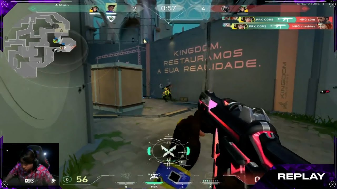 PRX CGRS 3K in a 2v4 against NRG Esports | VCT Masters Tokyo - YouTube