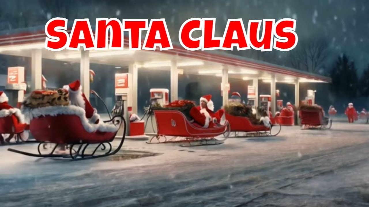 Santa Clause At The Gas Station! 🎅 - YouTube
