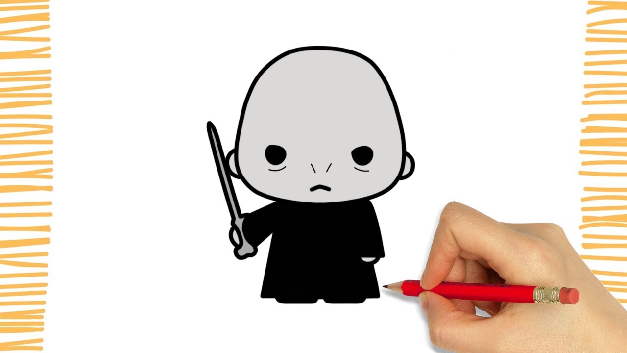Como Dibujar a VOLDEMORT I HARRY POTTER - YouTube