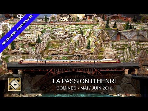 LA PASSION D’HENRI. Un train miniature dans un grenier (Comines - Belgique).