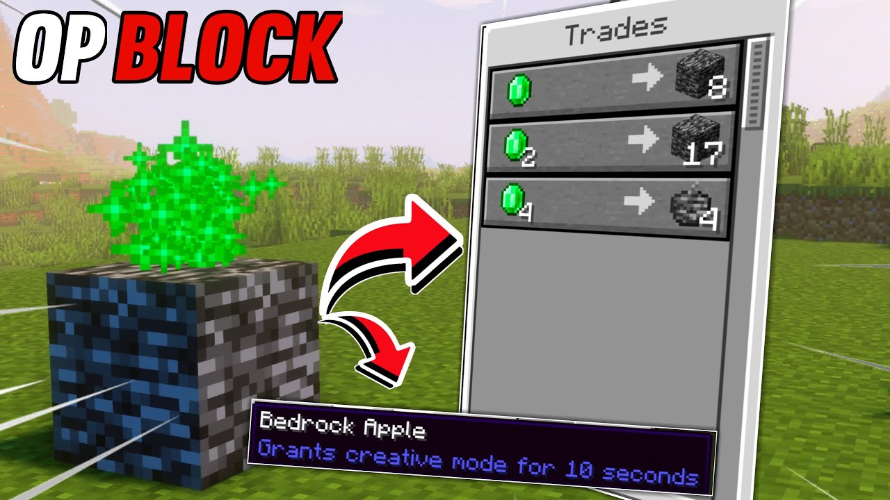 RANDOM BLOCKS GIVES OP ITEMS IN MINECRAFT | MINECRAFT GAMEPLAY - YouTube