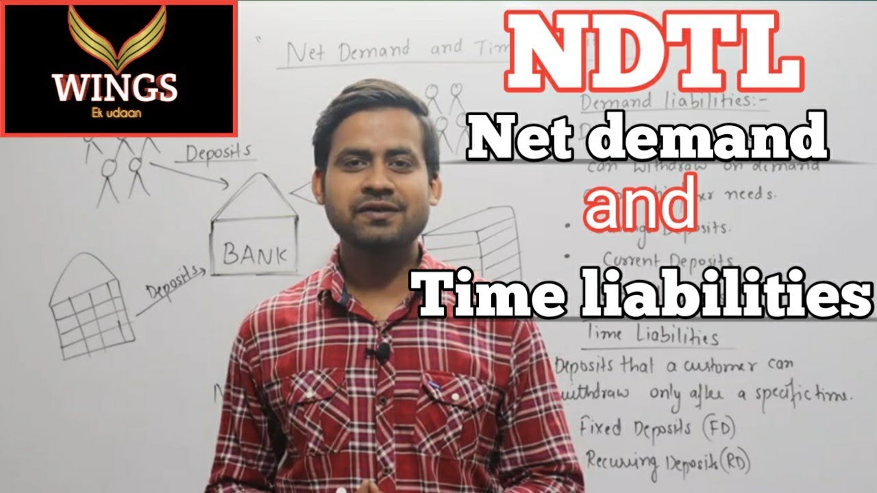 NDTL- Net demand and time liabilities II Banking awareness II #IBPS # ...