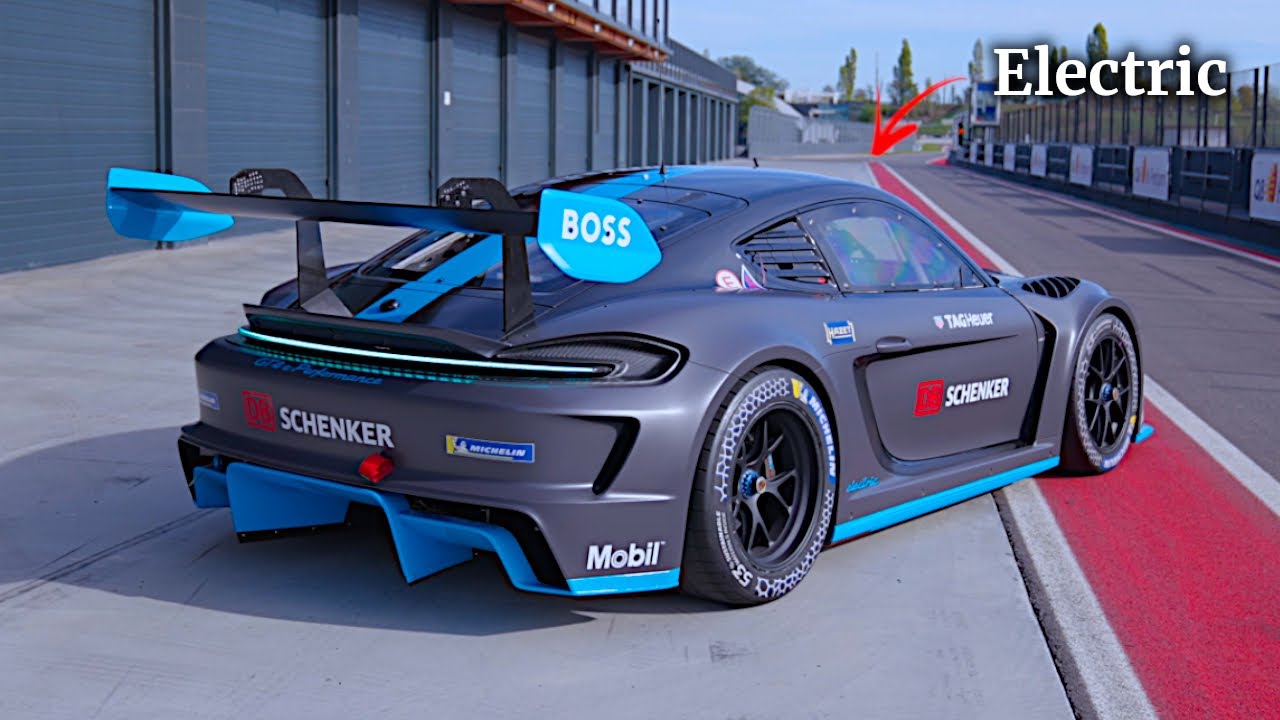 All-electric Porsche 718 Cayman GT4 e-Performance | The future of ...