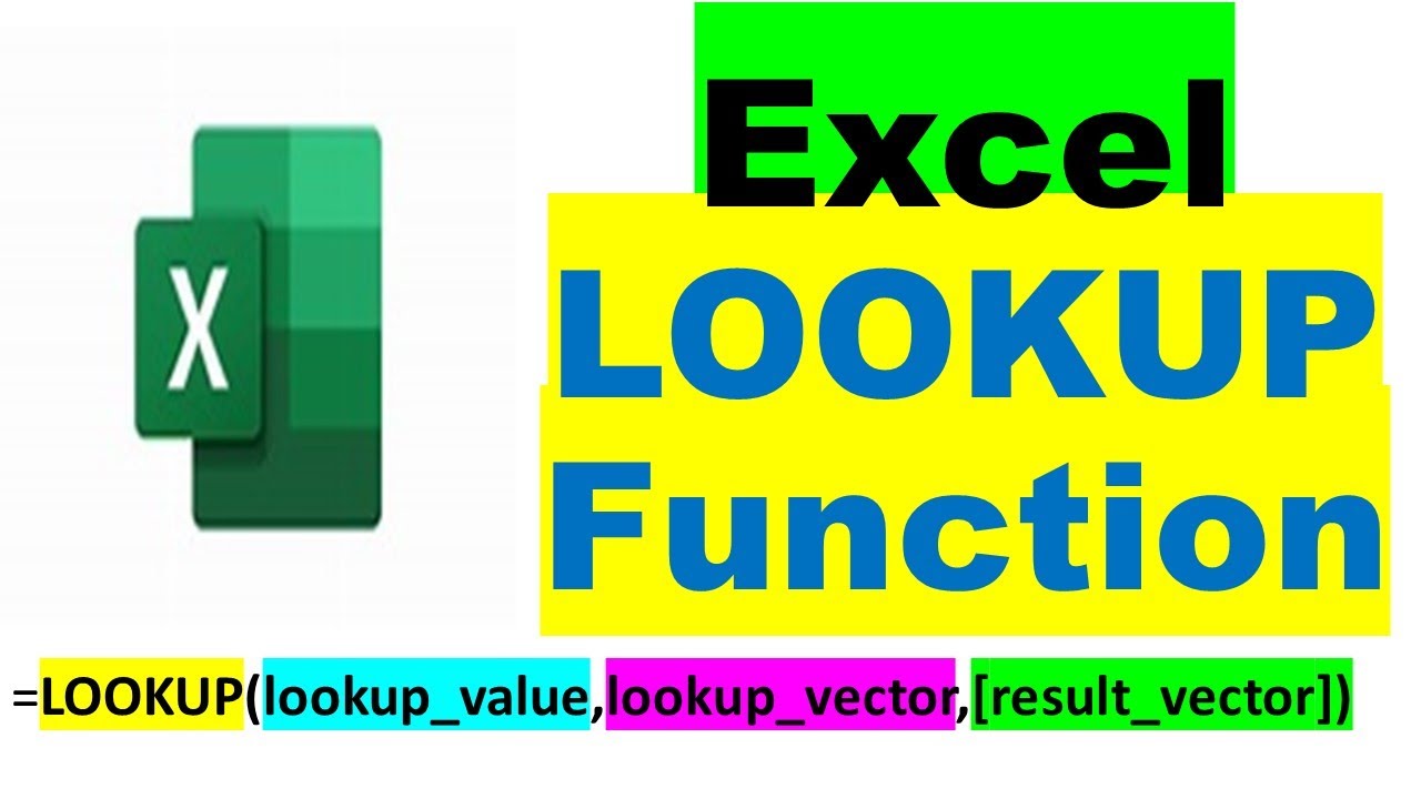 Lookup Functionhow To Use The Lookup Function In Excelexcel Lookup Functionlookup Functions 8295