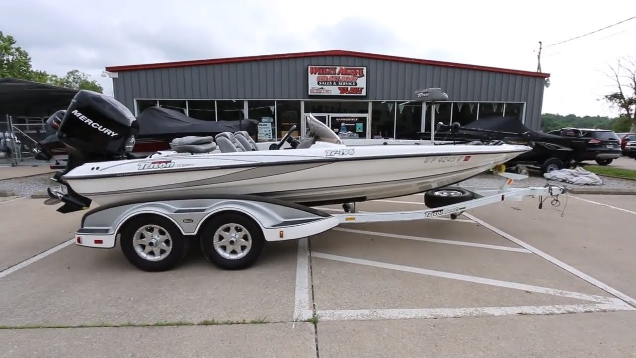 2007 Triton TR-196, Mercury 200 OptiMax "Clean" - Wieda's Marine - YouTube