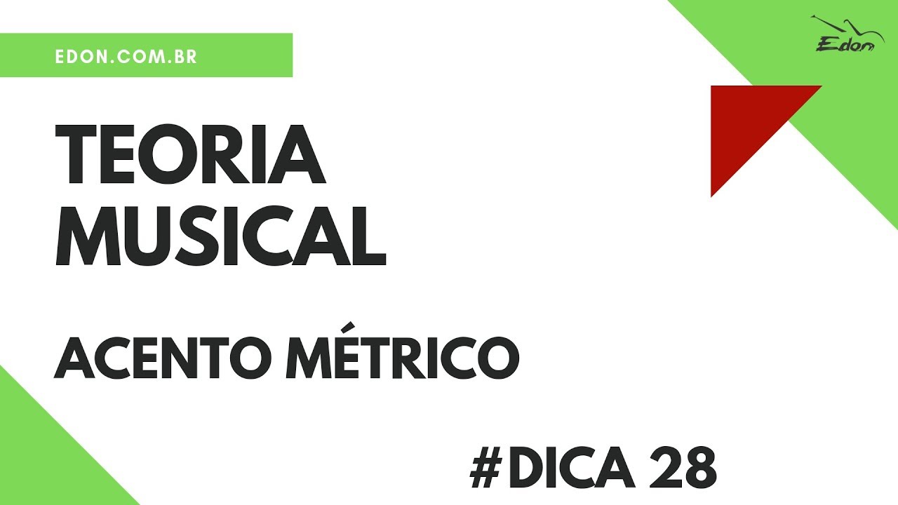 Acento Métrico - Teoria Musical-CursosEDON - YouTube