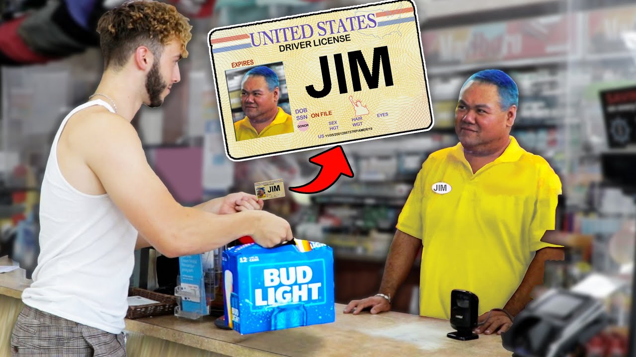 Buying Beer with Cashiers' IDs! - YouTube