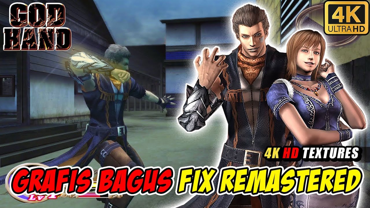 GOD HAND PS2 HD TEXTURES 4K 60 FPS - YouTube