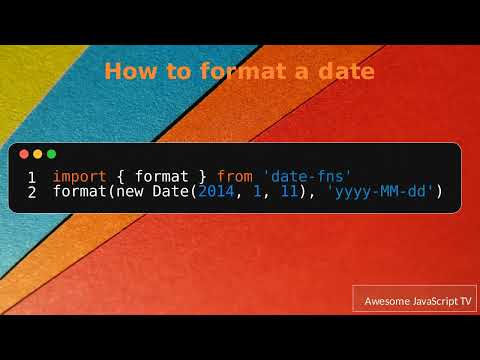 NodeJS date-fns - YouTube
