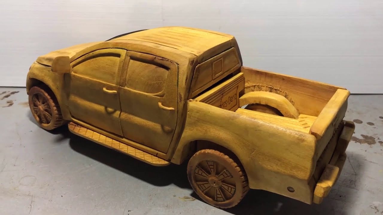 carving wood.carving wood car Mercedes X class pickup. carving wood art ...