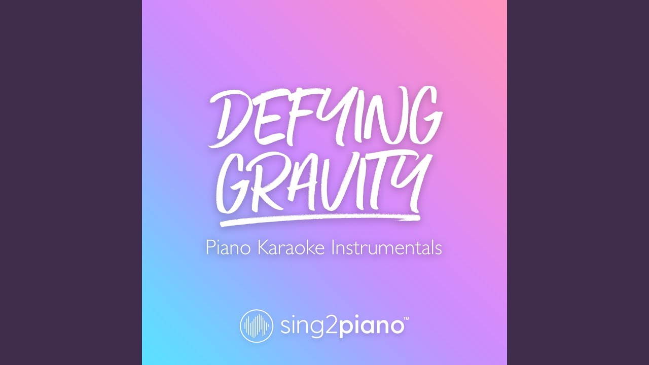 Defying Gravity (Lower Key) (In The Style of Glee) - YouTube