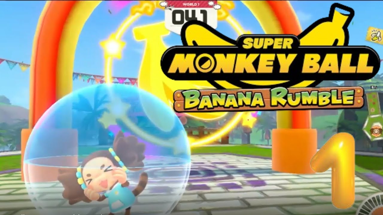 Rolling with YanYan | Super Monkey Ball Banana Rumble - Adventure #1 ...