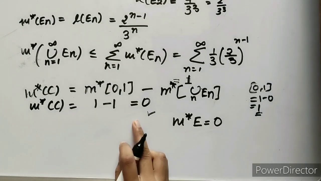 Cantor Set Uncountable Lecture 8.7 The Cantor Set