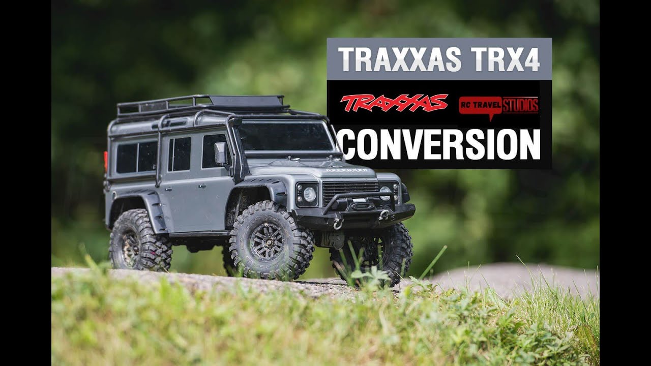Traxxas TRX4 Land Rover Defender Обновления тюнинг, RC car Traxxas TRX4 ...
