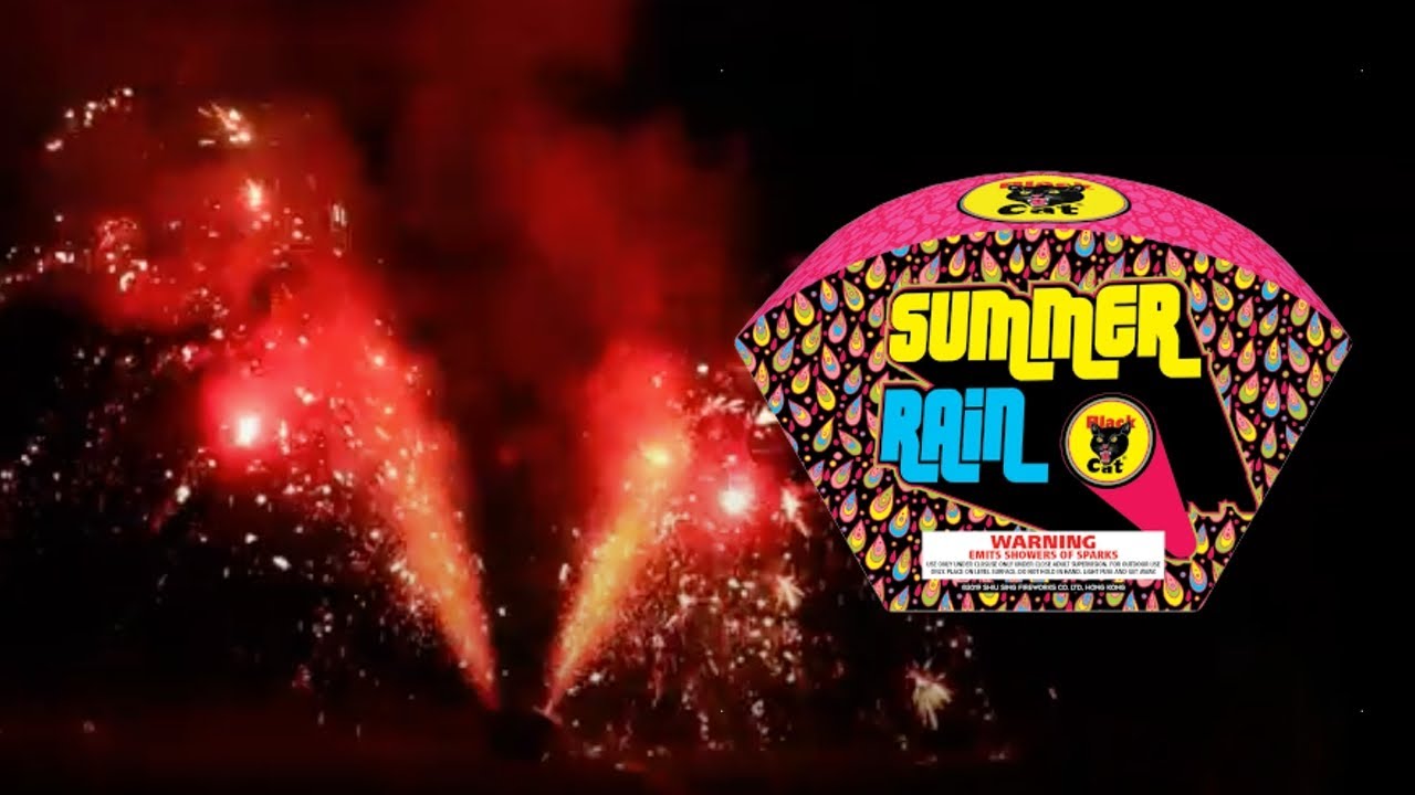 Summer Rain by Black Cat Fireworks - YouTube
