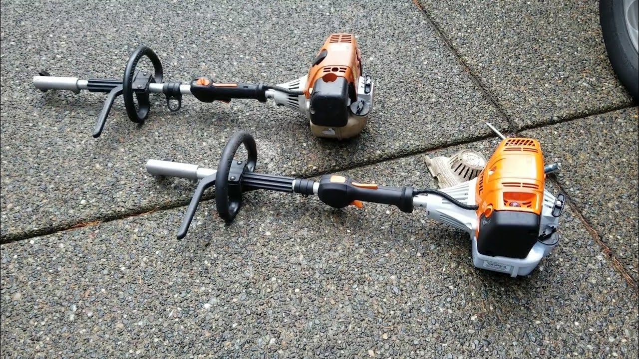 Stihl km131r - YouTube