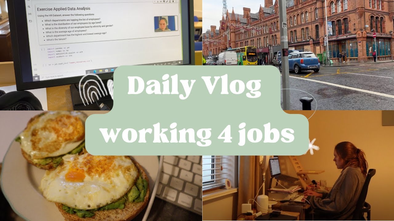 Typical Day in My Life Working 4 Jobs - PhD Student Vlog - Maintaining ...