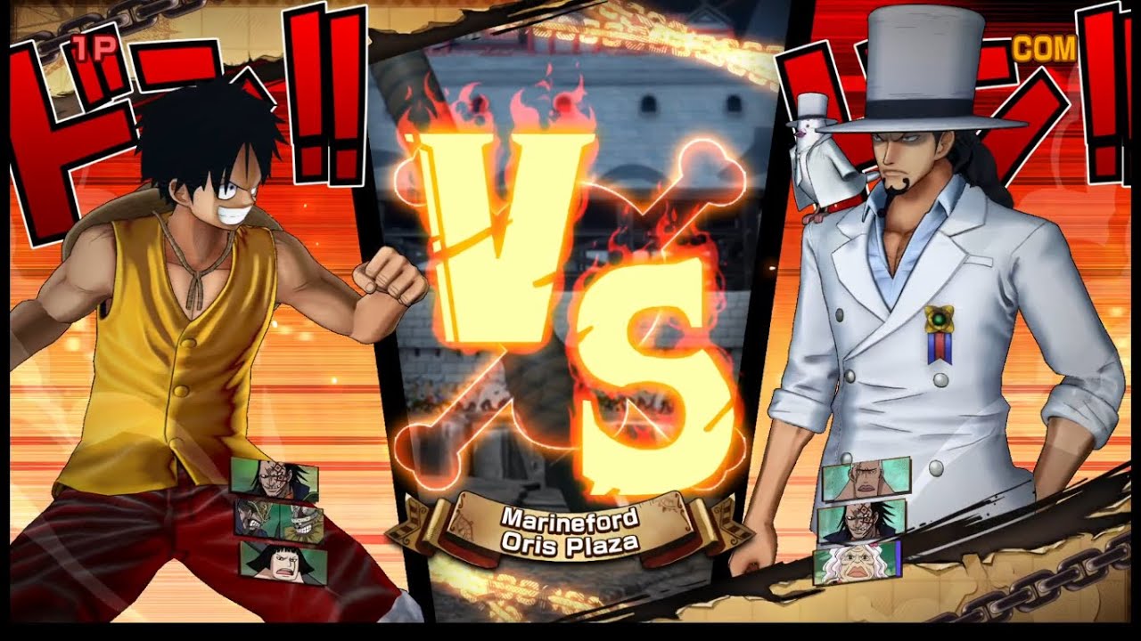 LUFFY VS ROB LUCCI | Free Battle | One Piece Burning Blood - YouTube