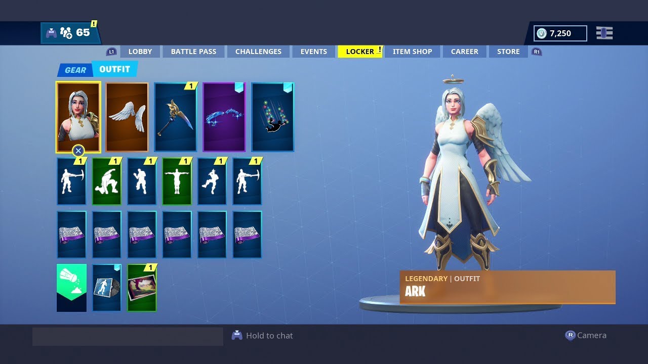 (STREAM)*NEW* “ARK” SKIN GAMEPLAY Showcase (“ANGEL” OUTFIT) | Testing ...