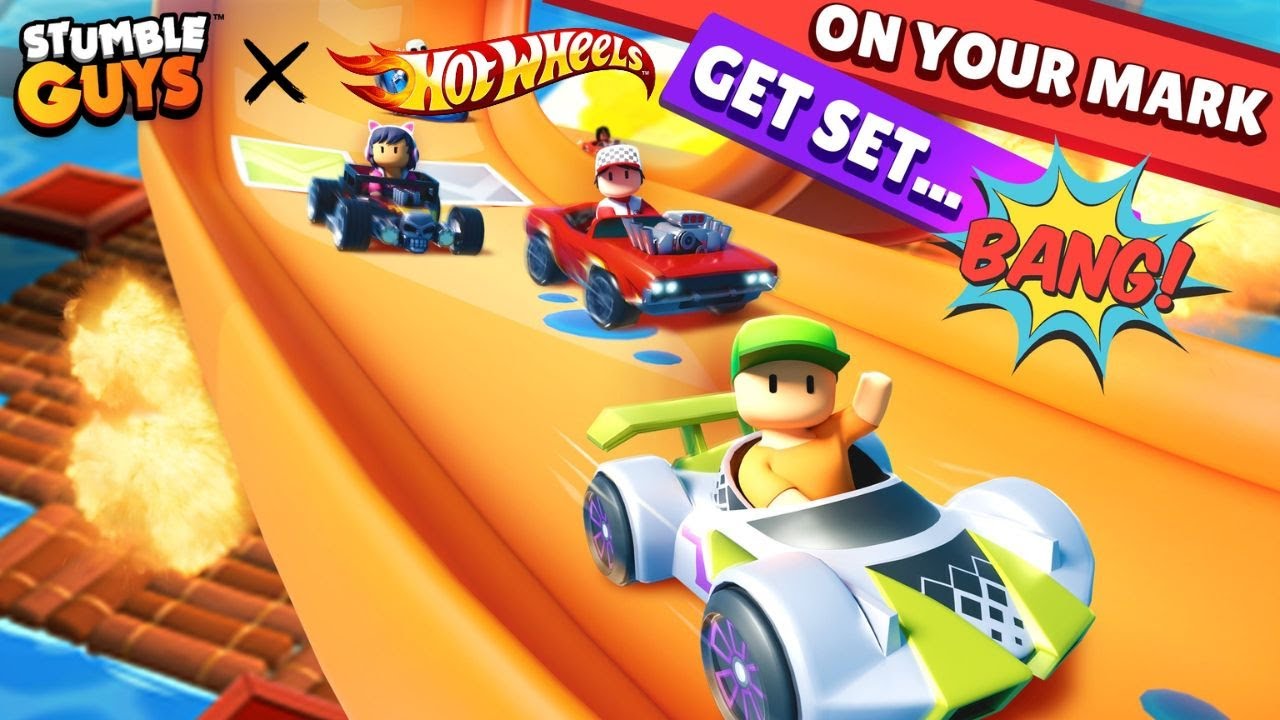 stumble guys x hot Wheels || gameplay stumble guys [4K] - YouTube