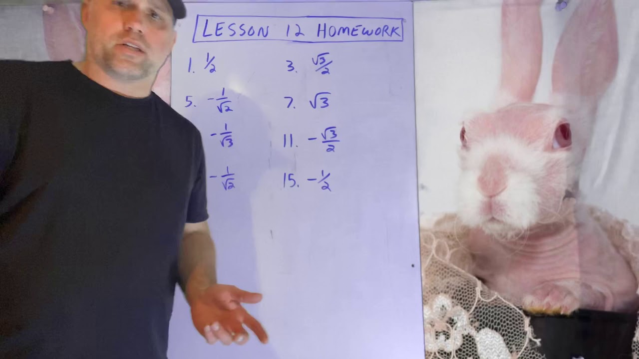 Lesson 12 Homework Solutions - YouTube