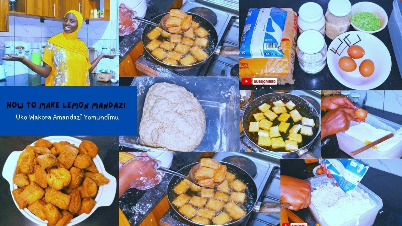 Nawe Wakora Amandazi Avanze N' Indimu Iwawe | How To Prepare Lemon ...