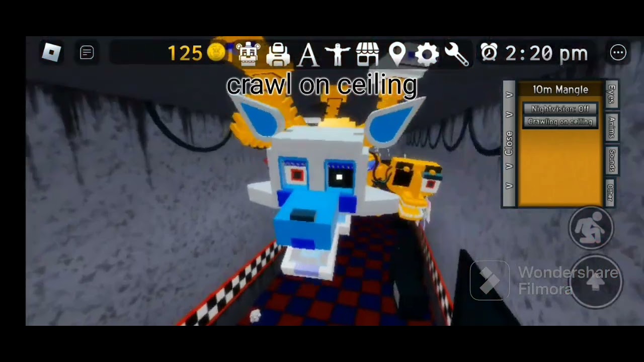 Roblox Fazbear's roleplay testing:10Million visits! 10M Mangle and The ...