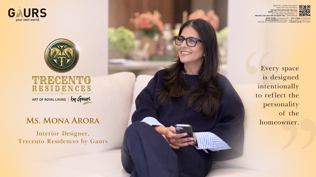 Inside Trecento Residences by Gaurs with Interior Designer Mona Arora ...