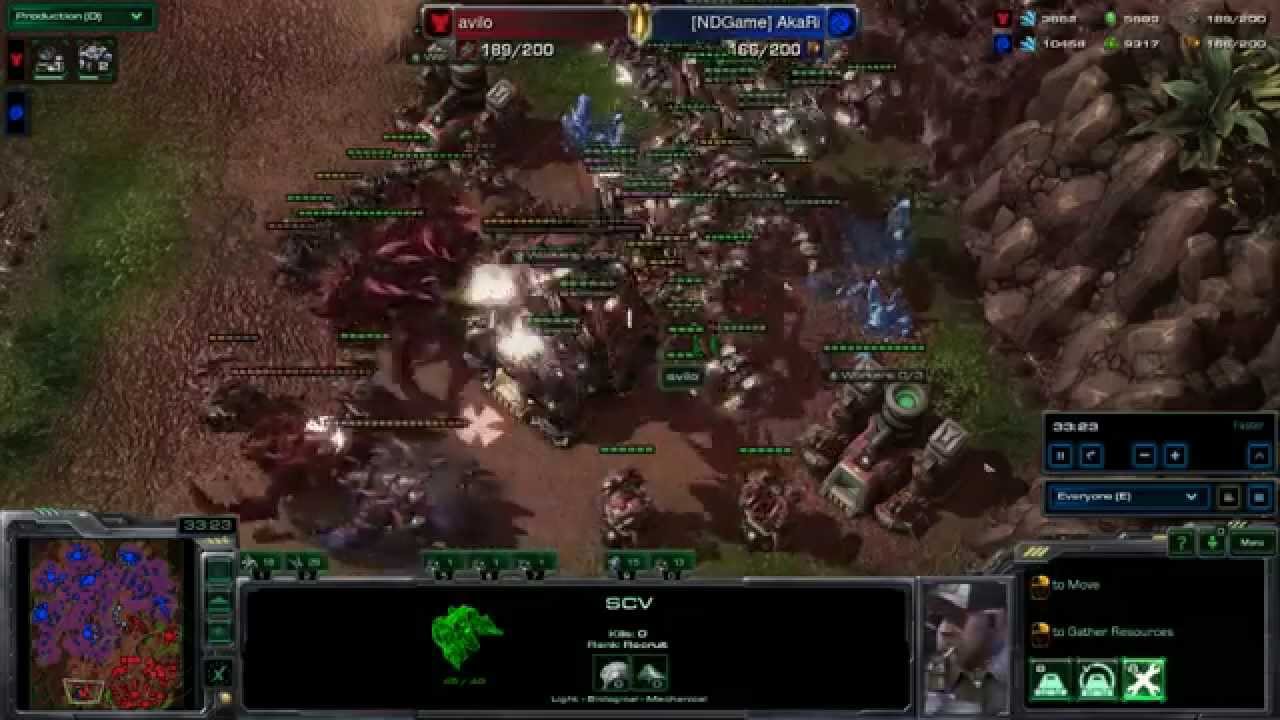 SeKo Starcraft - avilo vs AkaRi - Mech vs Swarmhost - SC2 Replay - YouTube