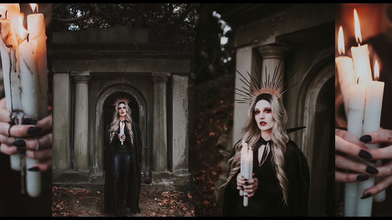Vampire styled shoot / Behind the scenes photoshoot - YouTube