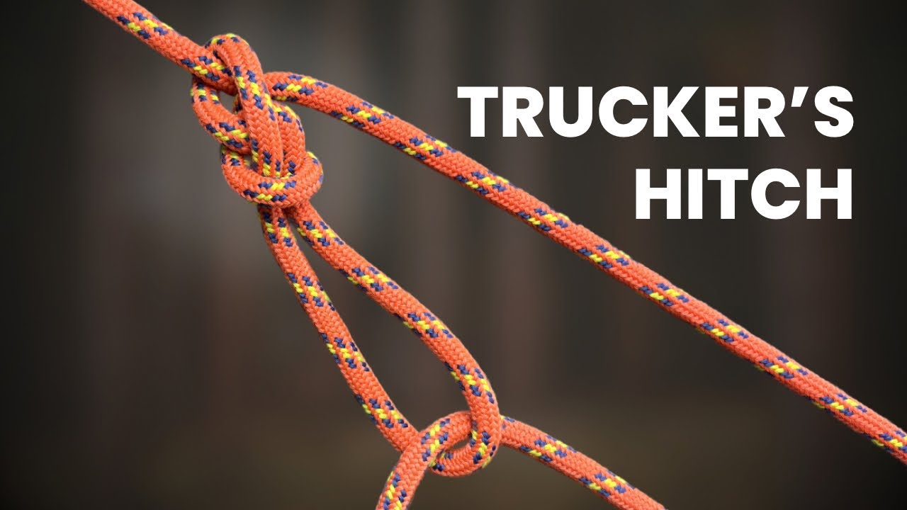 Trucker’s Hitch Using Span Loop Knot (Super Easy to Untie) - YouTube