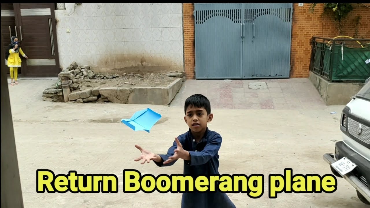Return Boomerang Plane | How to make a boomerang - YouTube