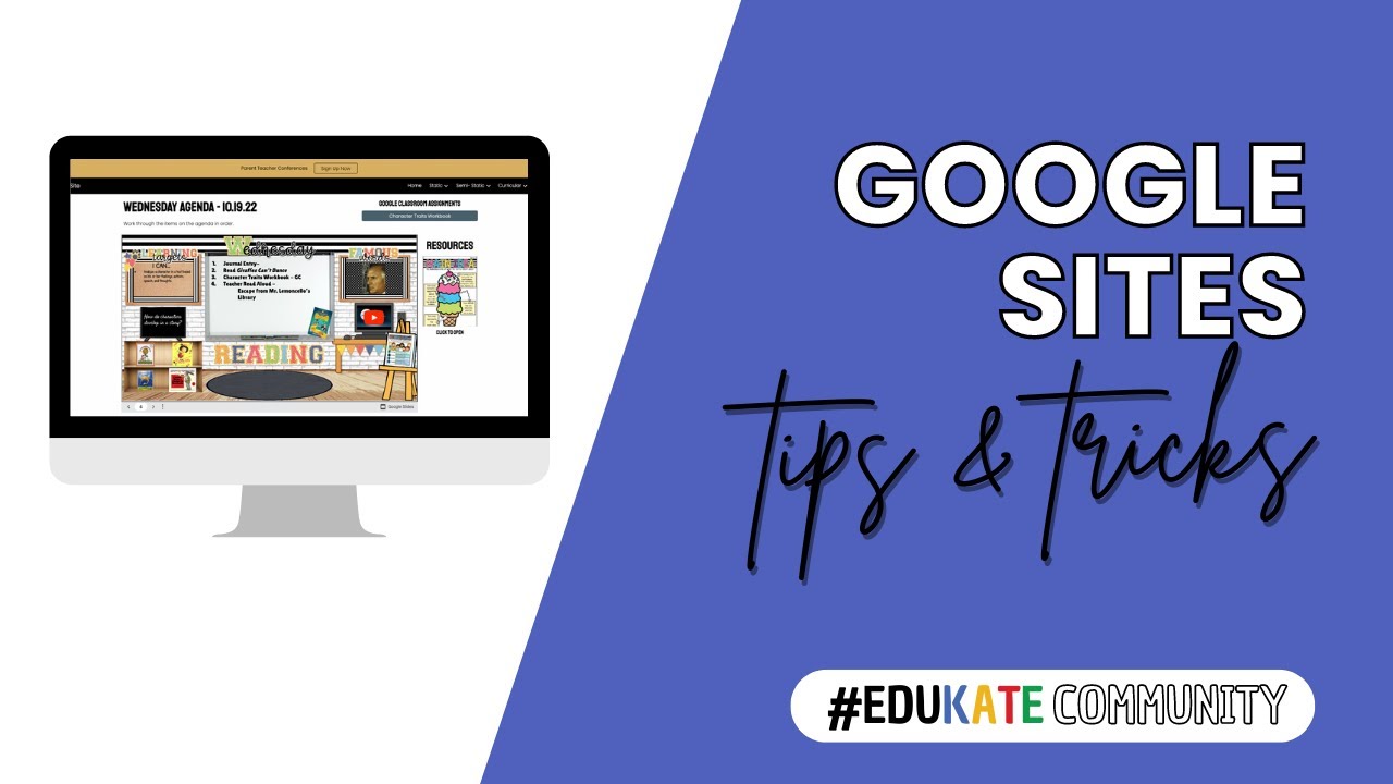 Google Sites Tips & Tricks - YouTube