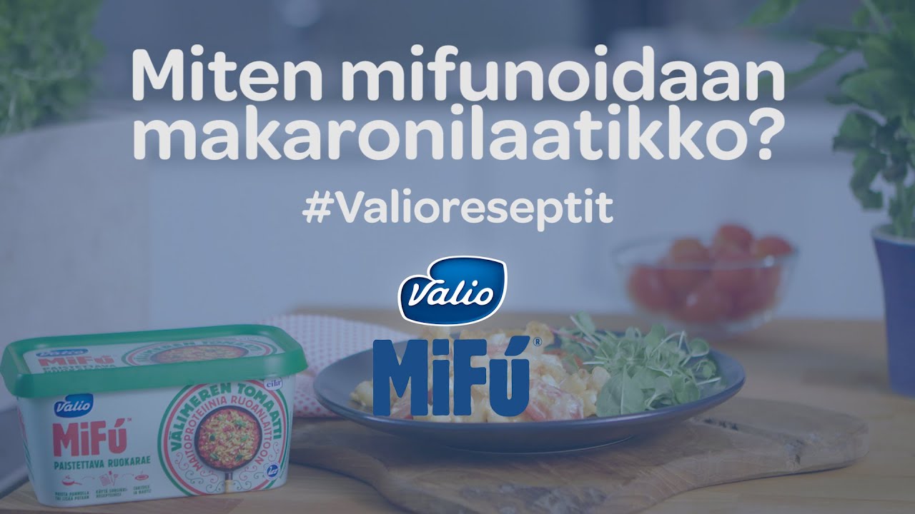 Näin teet Valio MiFU® makaronilaatikon | Valio reseptit - YouTube