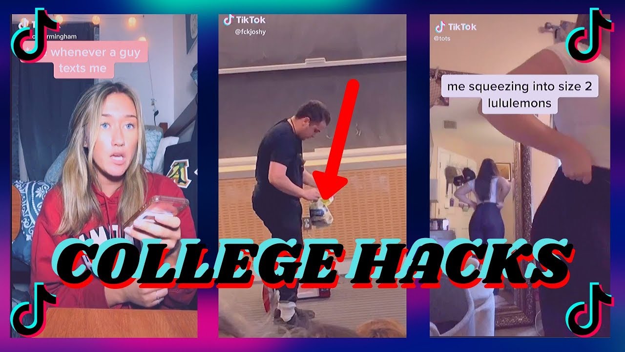 College Hack Tik Tok Compilation | TikTok Talk Episode 1 - YouTube