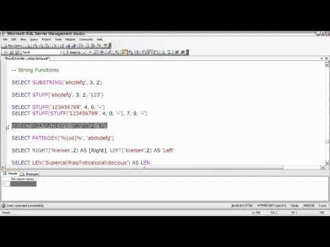 Sql Server Parsing Strings - YouTube