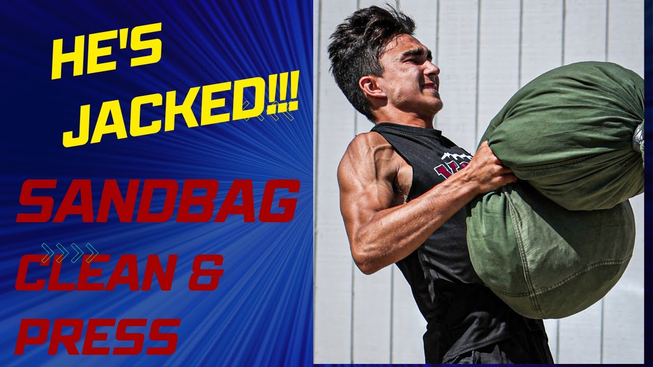 SANDBAG Clean & Press @ 2022 STRONGEST LIONS - YouTube