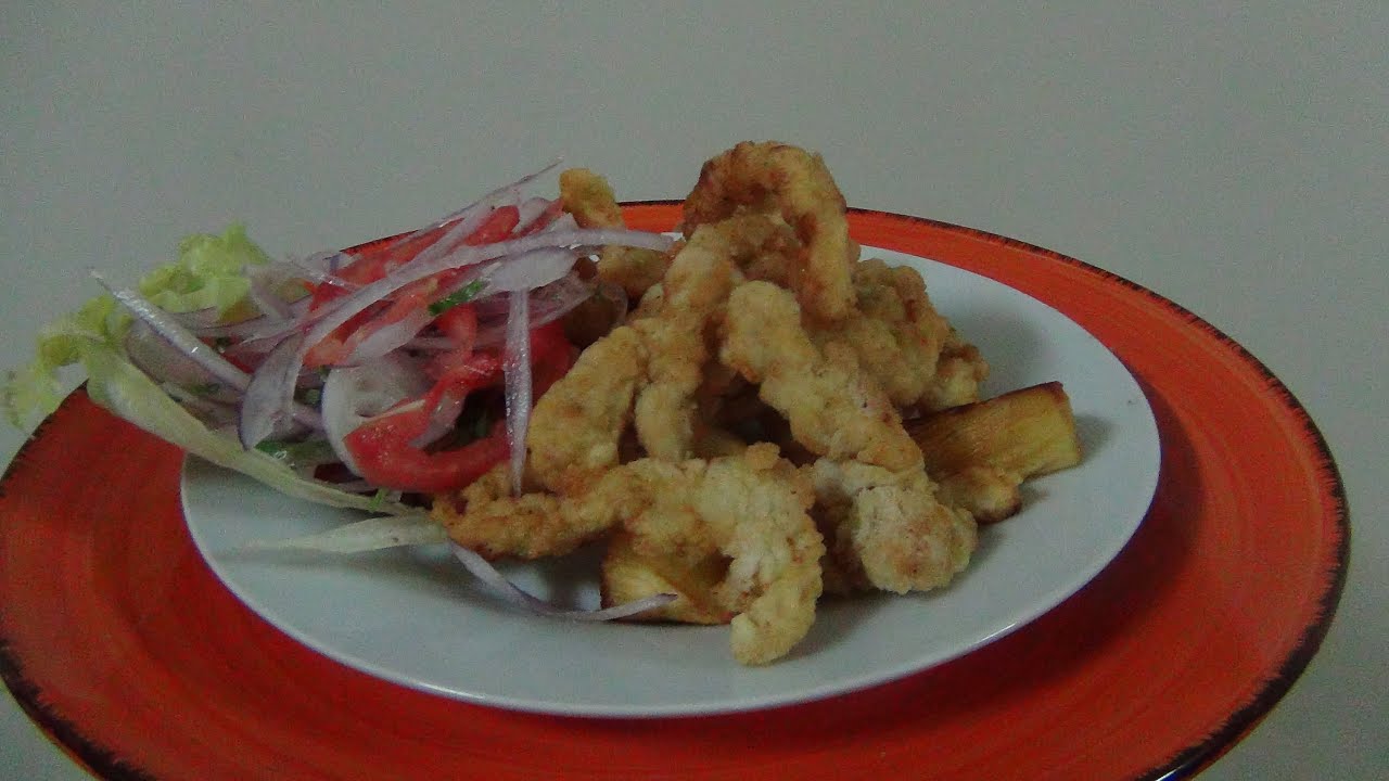 Receta de Chicharron de Pota - como preparar Chicharron de Pota - YouTube