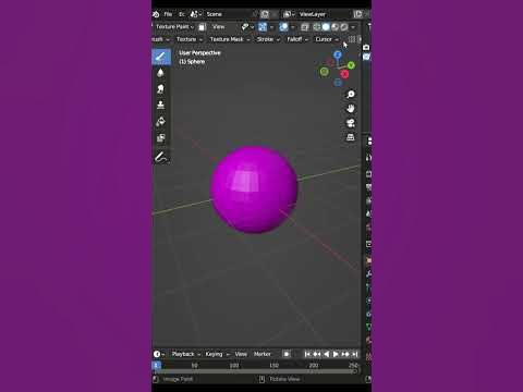 Blender Texture Painting Tutorial #blender #blendertutorial #blender3d #3d #3dmodeling # ...