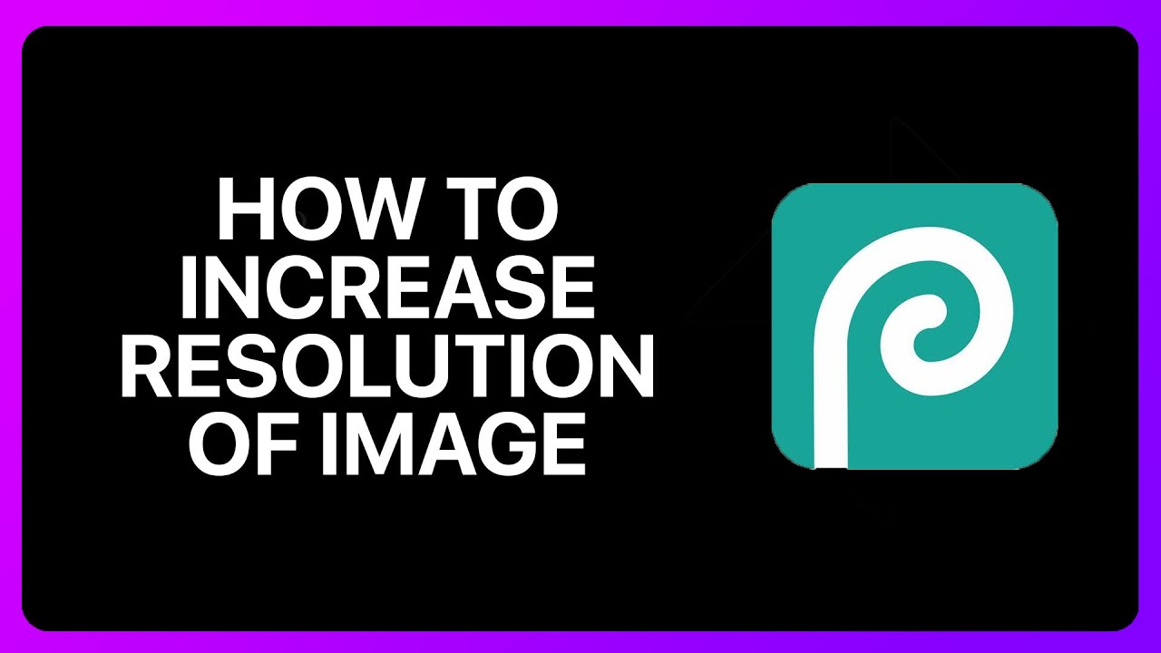 How To Increase Resolution Of Image In Photopea Tutorial - YouTube