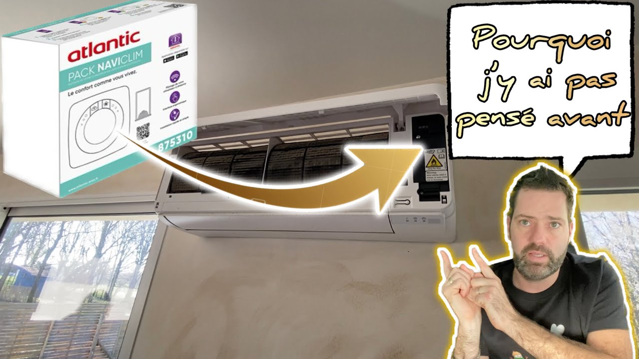 Installation NAVICLIM pour piloter à distance sa climatisation ATLANTIC - YouTube